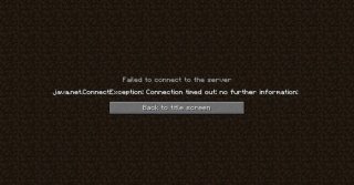 Ошибка в Майнкрафт connection timed out no further information - CQ