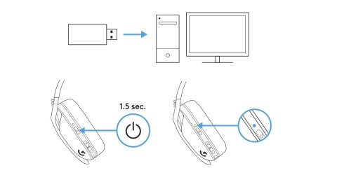 Как подключить наушники Logitech G435 к ПК и ноутбуку - CQ