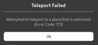 Как исправить ошибку 773 в Roblox - CQ