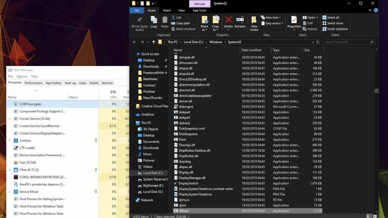 Что такое dllhost.exe - CQ